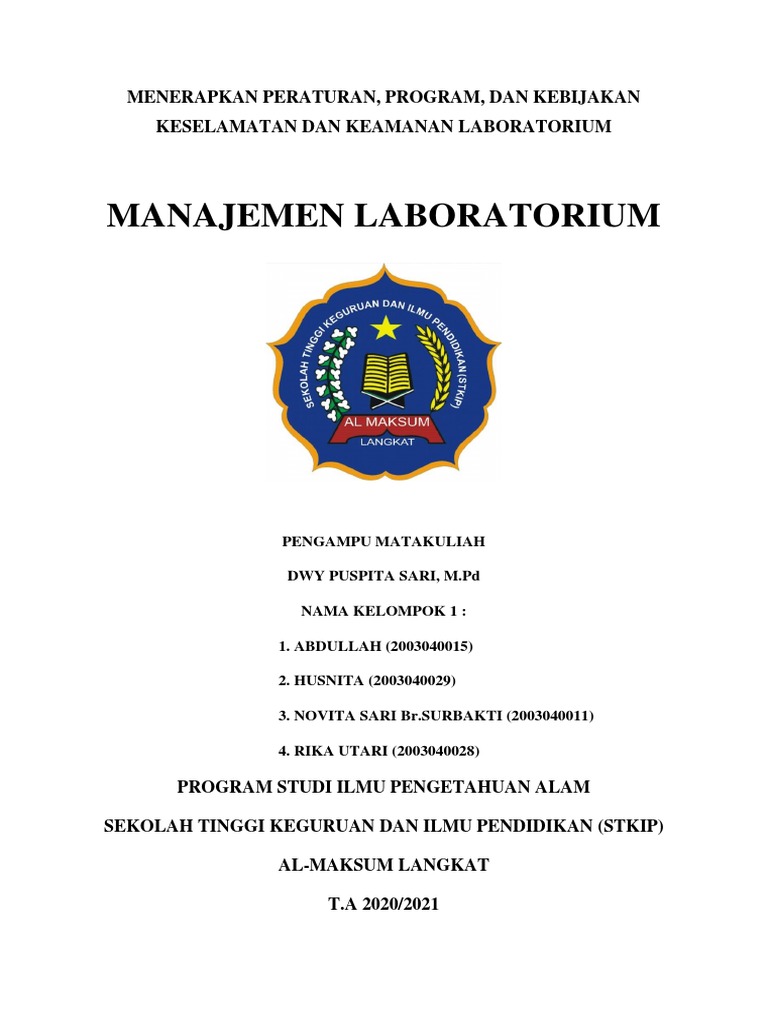 Kelompok 1 Manajemen Lab | PDF