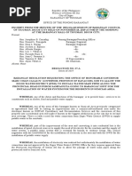 Sample Brgy Resolution | PDF | Devolution | Local Government