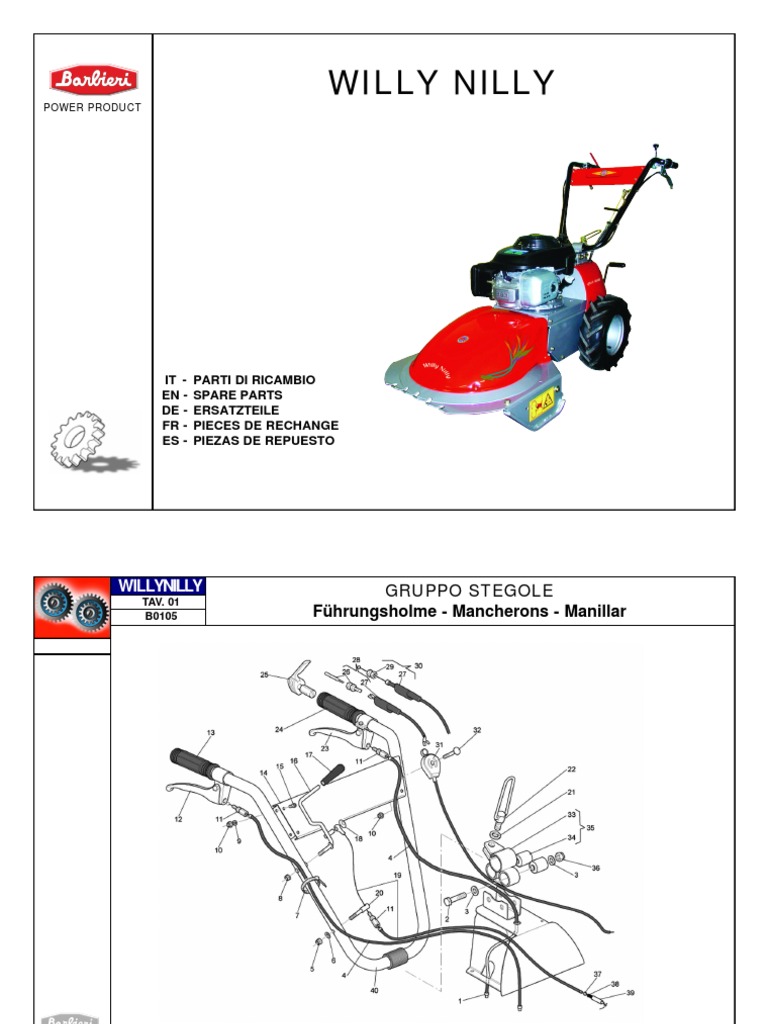 Willy Nilly Spare Parts Catalog | PDF | Mechanical Engineering ...