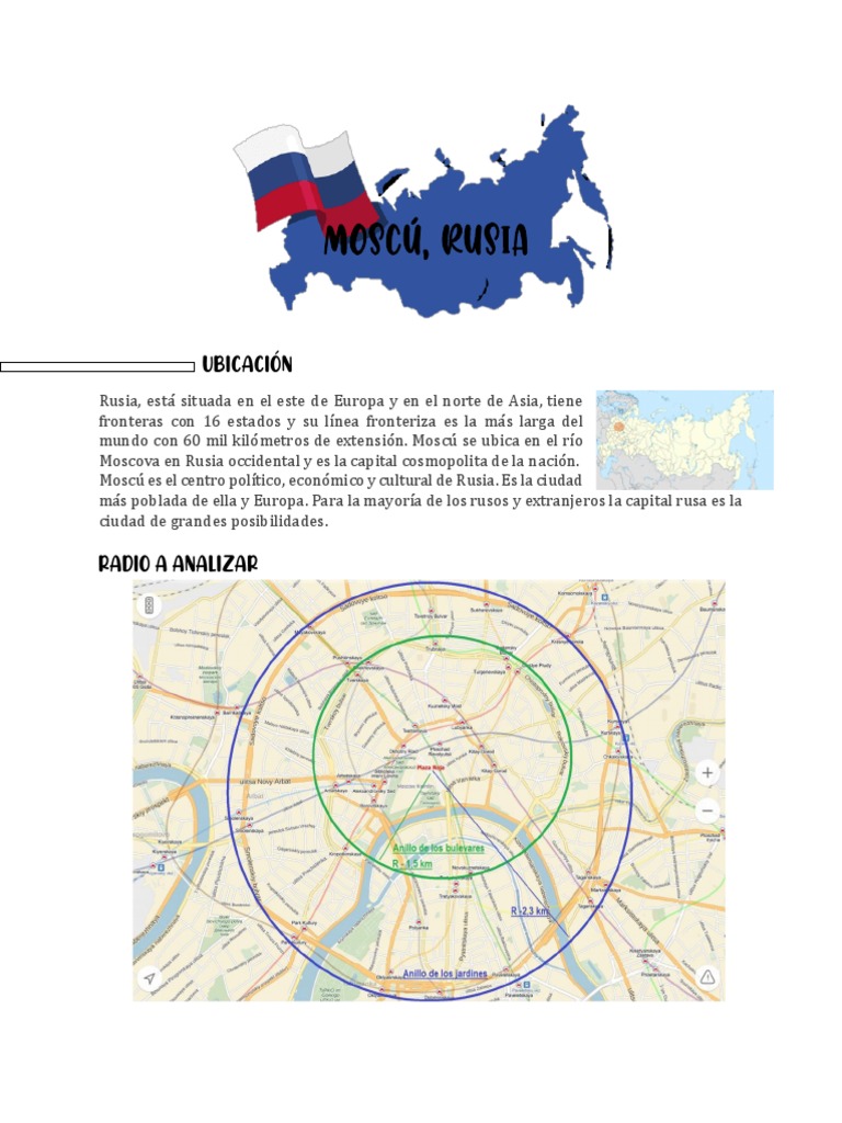 Análisis Ciudad Moscú | PDF | Moscú | Rusia
