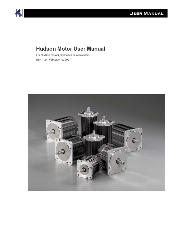 Hudson Manual Web | PDF | Electric Motor | Electrical Connector