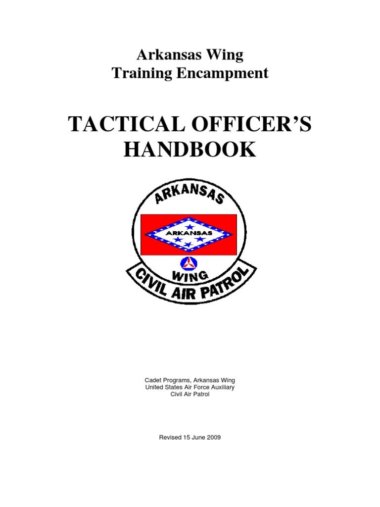 Tactical Officer Handbook for Cadet Encampment | PDF | Civil Air Patrol