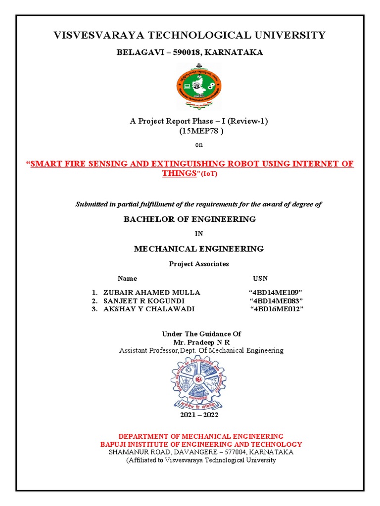 Visvesvaraya Technological University: Belagavi - 590018, Karnataka ...