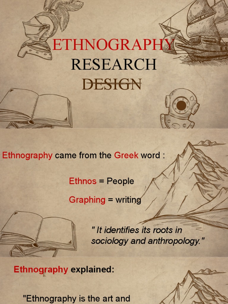 Ethnography Research Design | PDF | Ethnography | Cognition