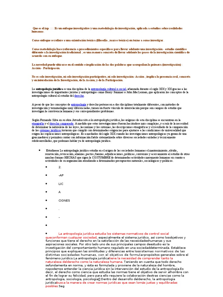 Que Es El Iap | PDF | Antropología | Teorías sociológicas
