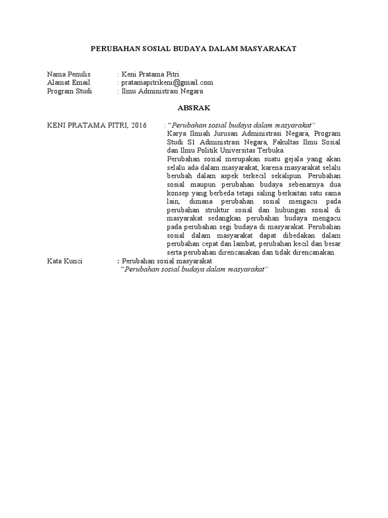 Keni Pratama Pitri | PDF | Ilmu Sosial