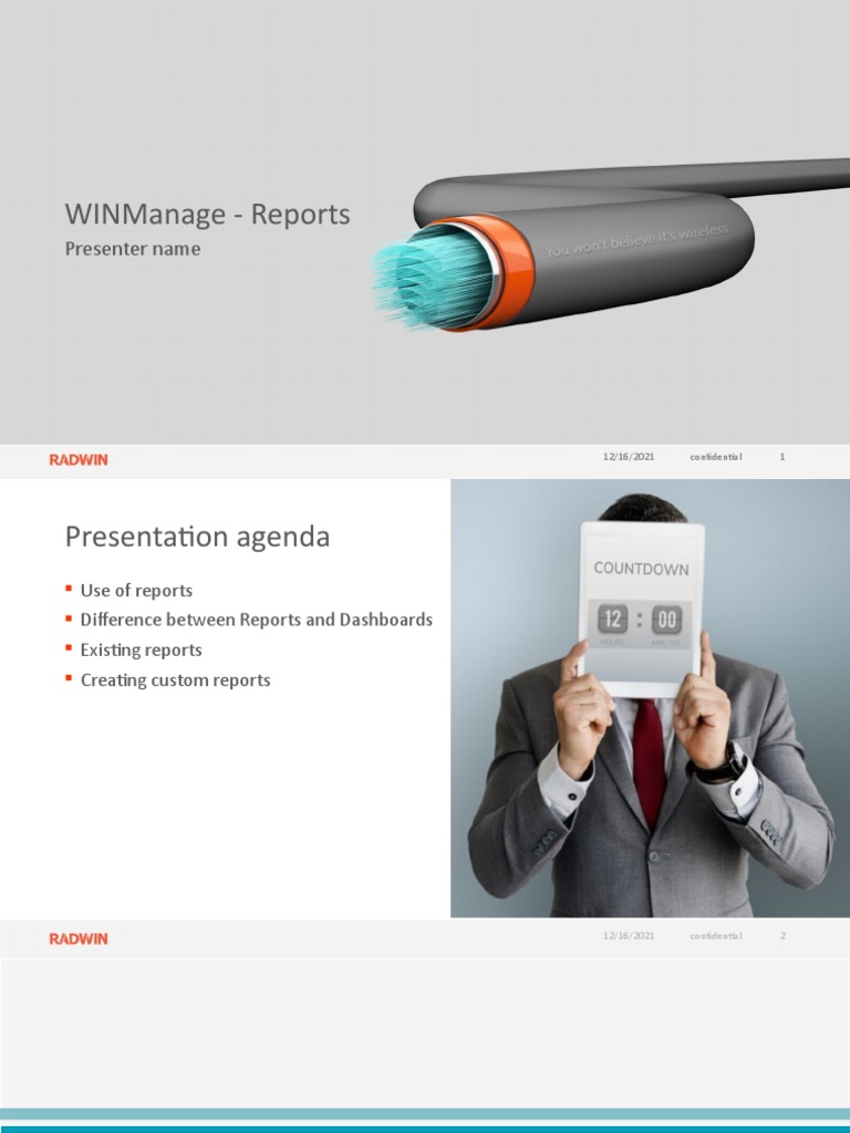 WINManage Reports Overview and Customization | PDF | Software ...