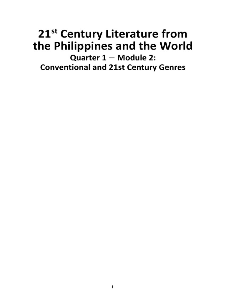 21st CLPW q1 Module 2 | PDF | Creative Nonfiction | Genre