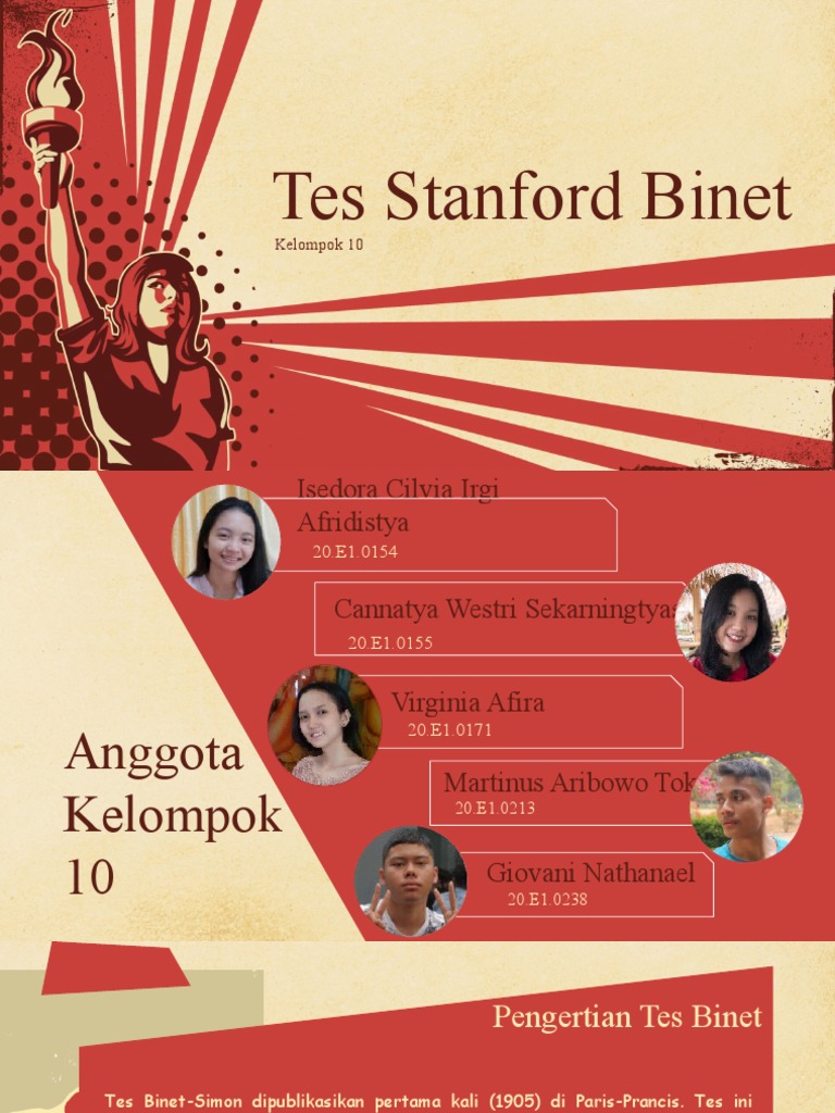 Tes Binet Kelompok 11 | PDF