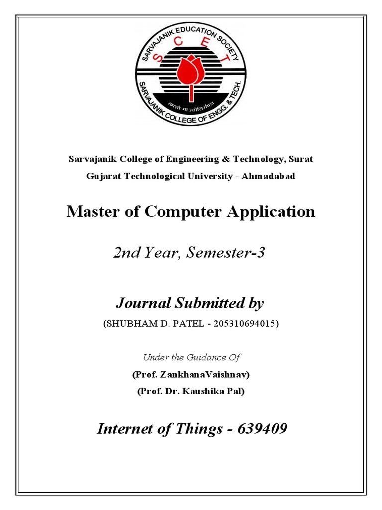 IOT Assignment | PDF | Computing | Computer Engineering