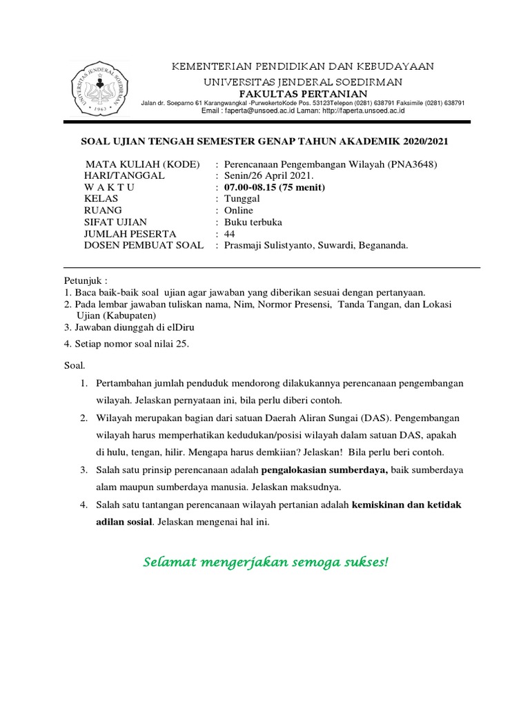 Soal-UTS PPW Genap 2020-2021 | PDF