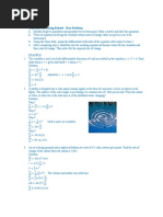 Calculus I - Related Rates (Practice Problems) | PDF | Area