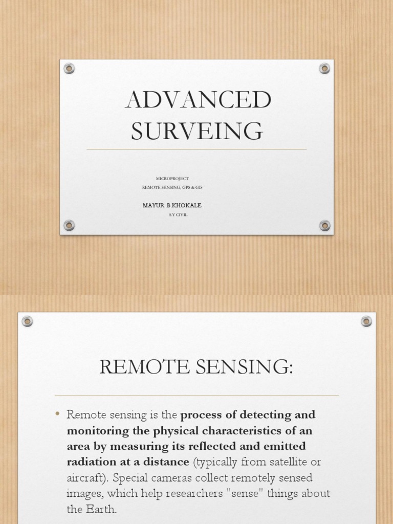 Asu Microproject A | PDF | Remote Sensing | Geographic Information System