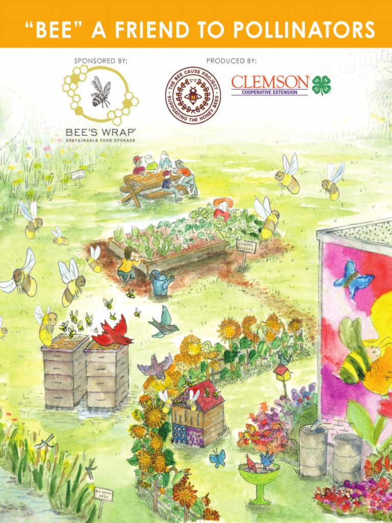 Bee A Friend To Pollinators Lesson Plan With Poster | PDF