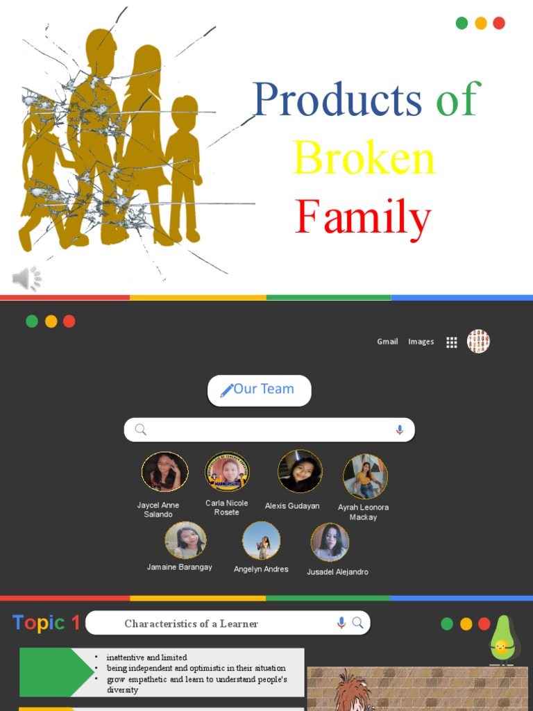 Understanding Broken Family Impacts | PDF | Mental Disorder | Friendship