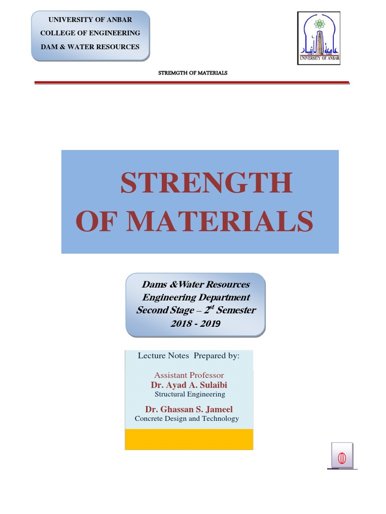 Strength of Materials | PDF | Deformation (Engineering) | Strength Of Materials