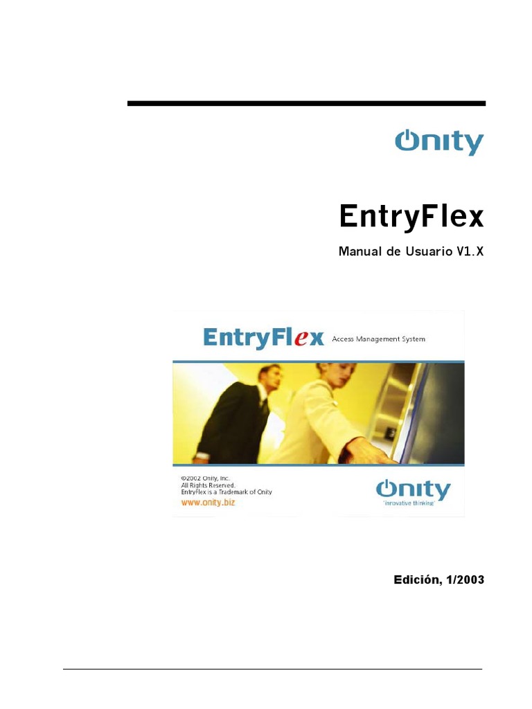 Entryflex Espanol Onity | PDF | Microsoft Windows | Software