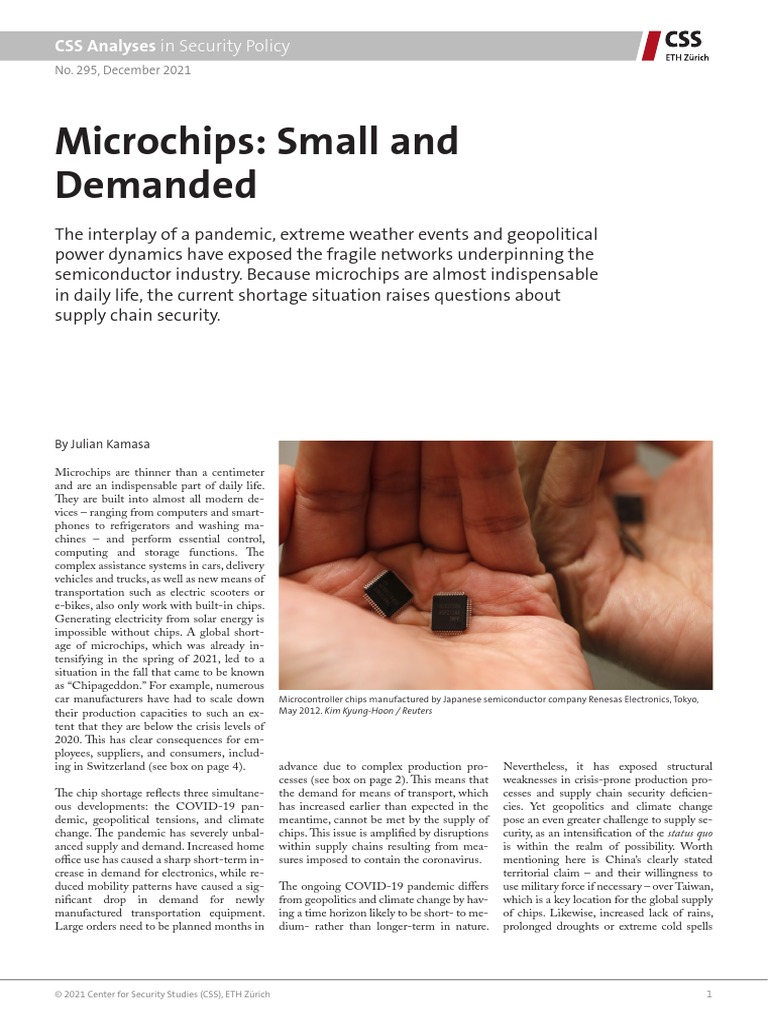 Microchips Small and Demanded | PDF | Integrated Circuit | Wafer ...