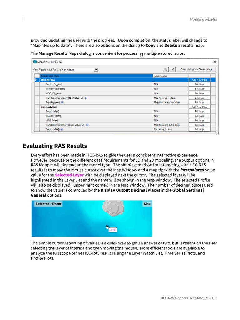 HEC RAS Mapper User's Manual Páginas 121 149 | PDF | World Wide Web ...
