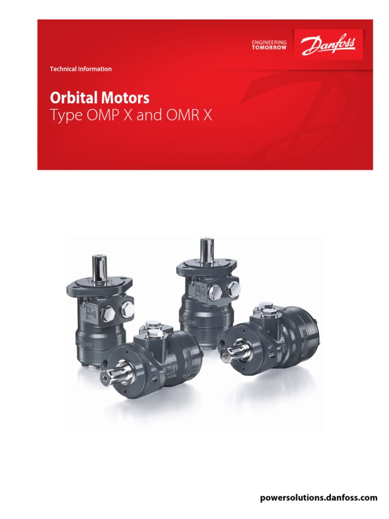 Orbital Motors Type OMP X and OMR X | PDF | Electric Motor | Horsepower