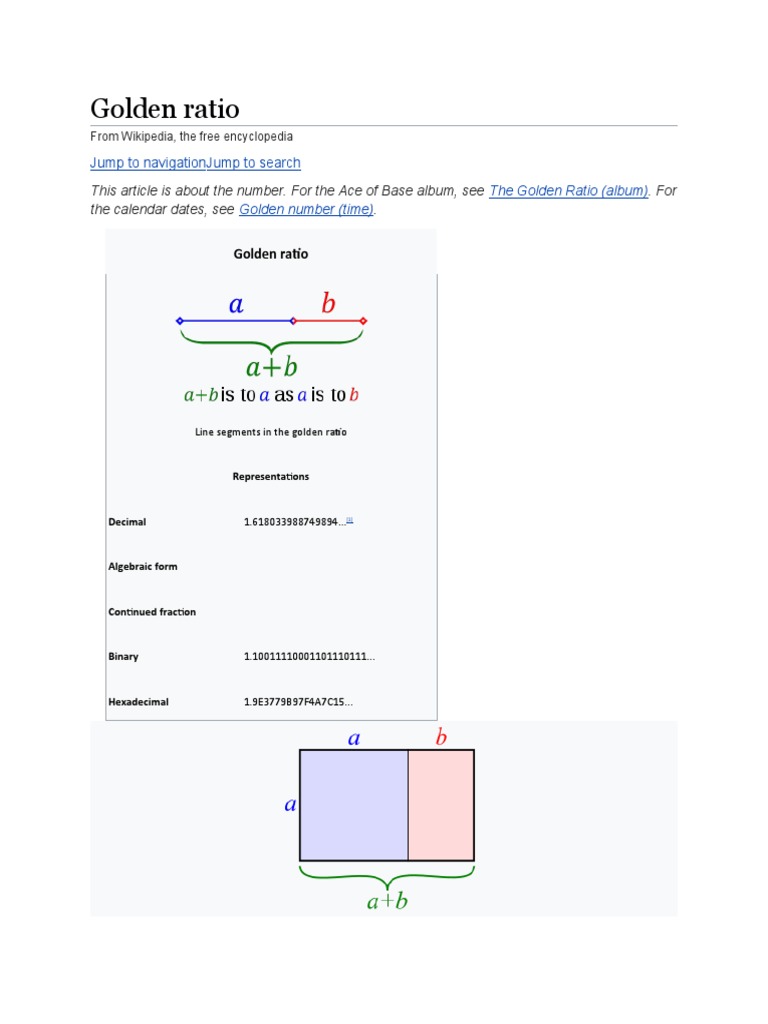 Golden Ratio | PDF | Mathematics