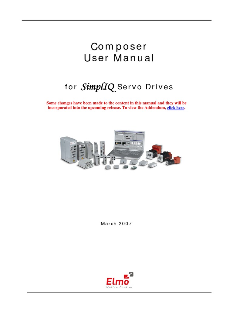 Simpliq: Composer User Manual | PDF | Electric Motor | Inductance