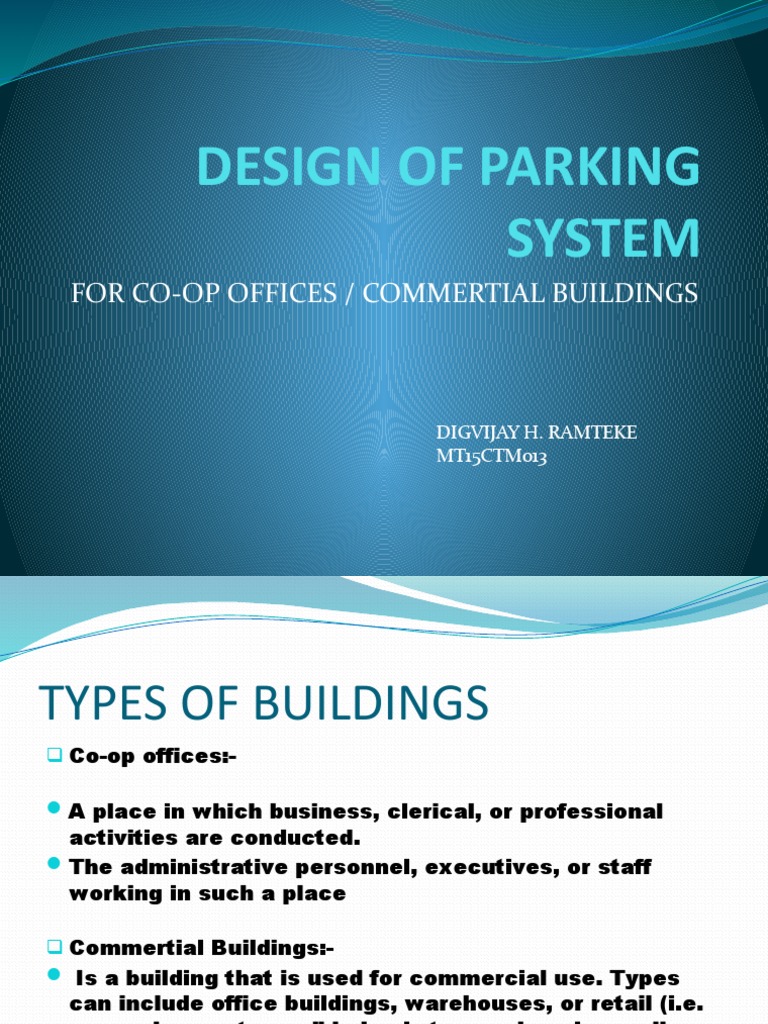 Parking System Design for Commercial Buildings | PDF | Parking ...
