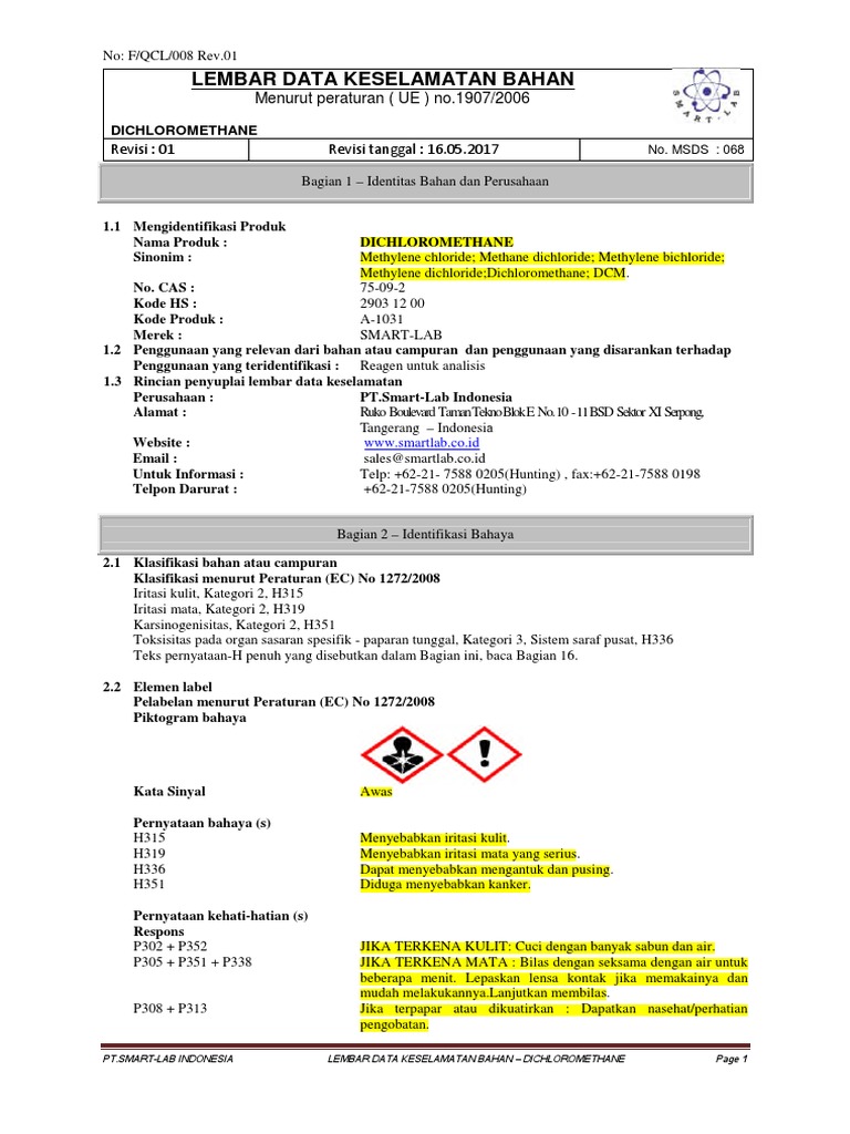 Msds 4 Pdf
