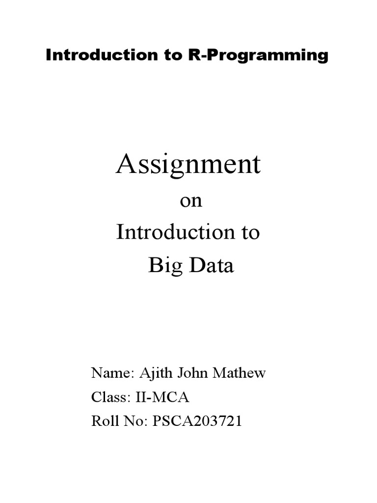 Introductioction On Big Data | Download Free PDF | Big Data | Databases