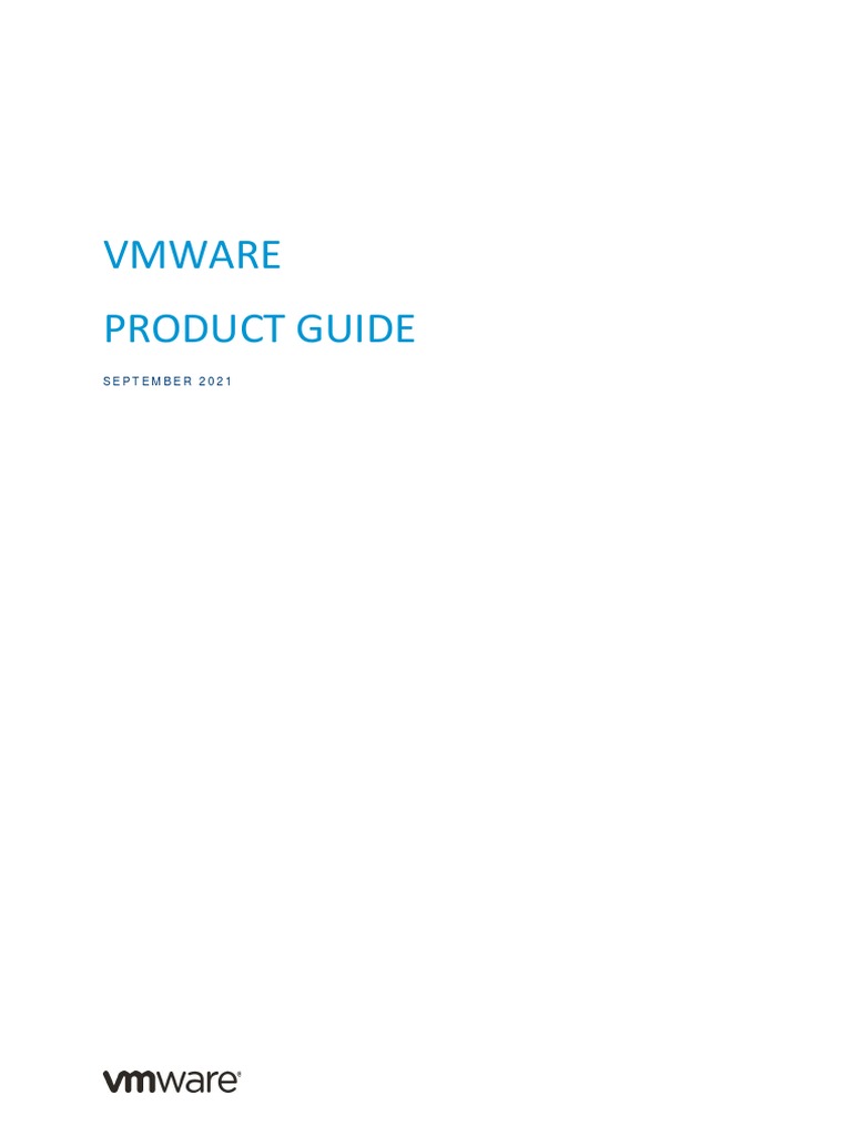 Vmware Product Guide (28537) | PDF | V Mware | Virtualization