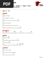 505 Chords and Strumming Guide | PDF | Tempo | Song Structure