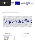 Audit du Cycle Vente Client | PDF | Comptabilité | Audit