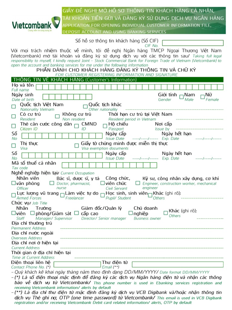 Mau Dang Ky Dich Vu Tich Hop Danh Cho KHCN 1 | PDF