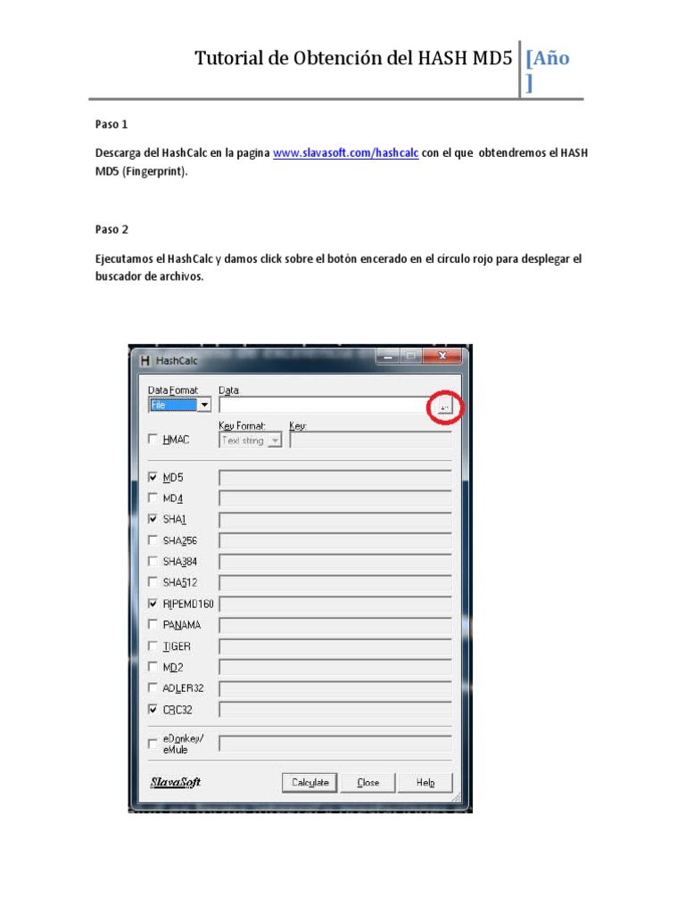 Tutorial de Obtencion Del HashCalc | PDF | Crecimiento personal y ...
