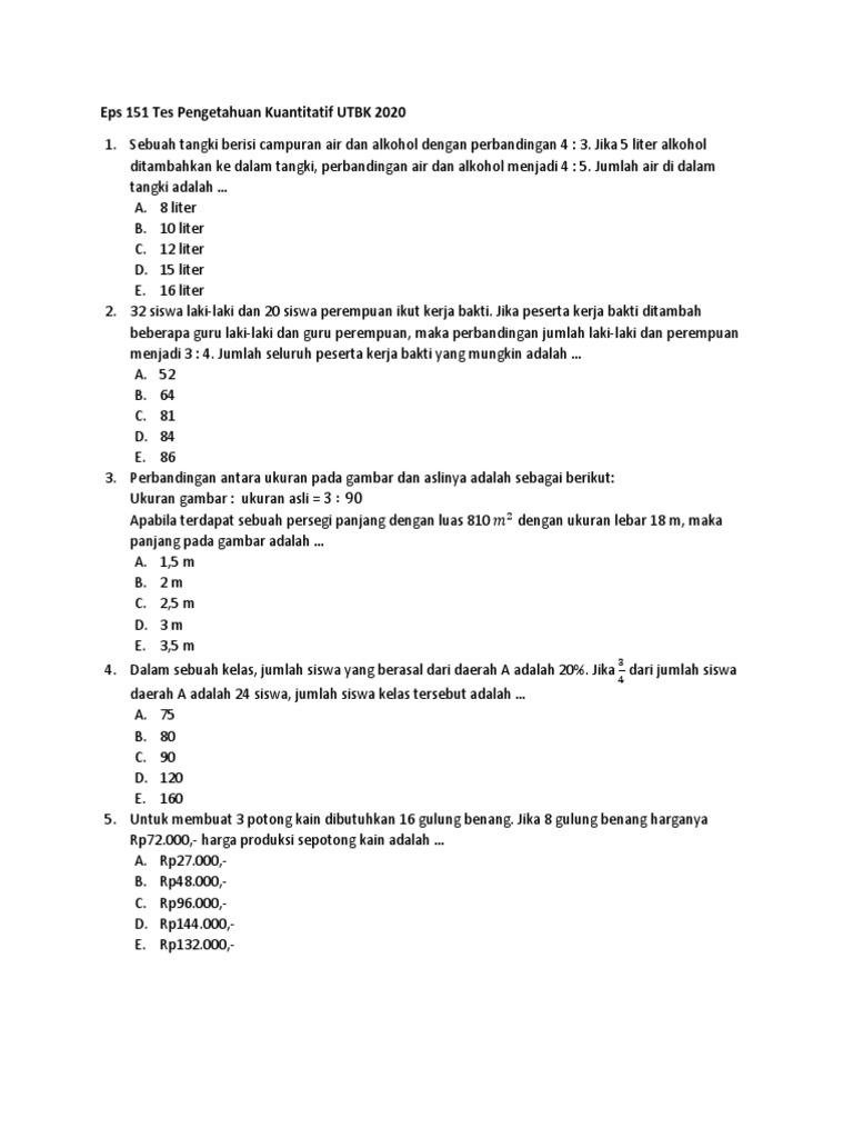 150 Pelita Menuju UTBK S2 | PDF
