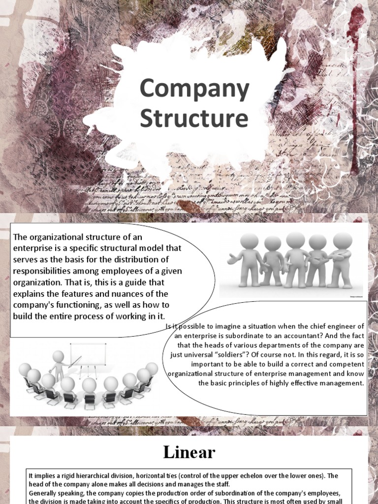 Company Structure | PDF | Organizational Structure | Market (Economics)