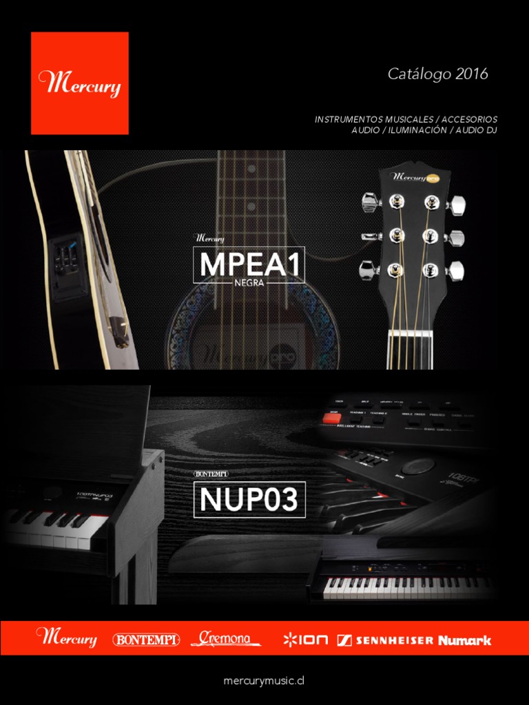 Catalogo de Instrumentos Musicales | PDF | Guitarras | Tecnología musical