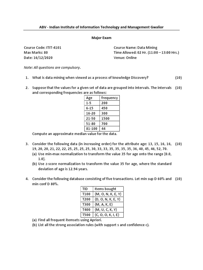 DM | PDF | Cluster Analysis | Computer Data