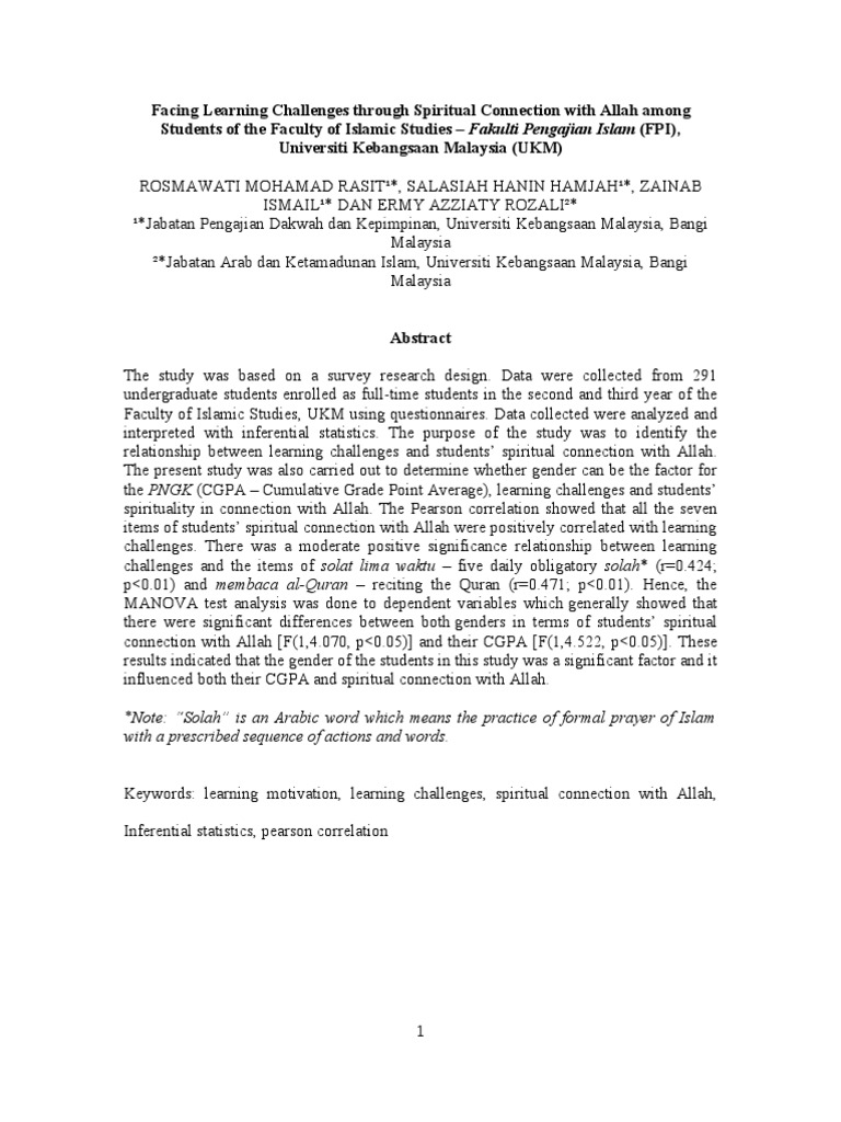 Learning Challenges | PDF | P Value | Data Analysis