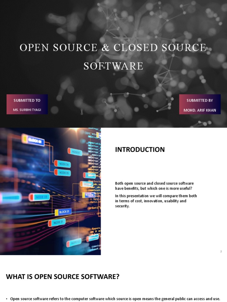 Open Source 0 CLOSED SOURCE SOFTWARE | PDF | Proprietary Software | Open Source