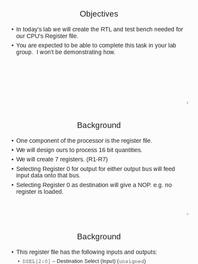 Register | PDF | Vhdl | Input/Output