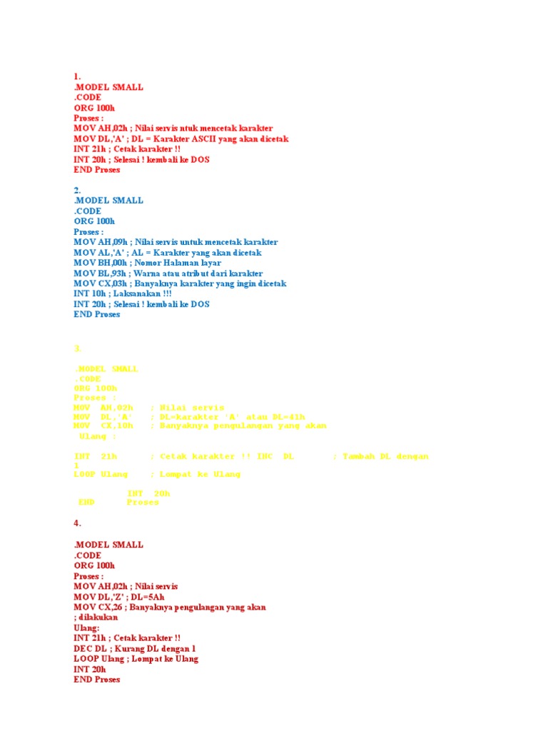 Program Assembly Ok | PDF Program Assembly Ok | PDF