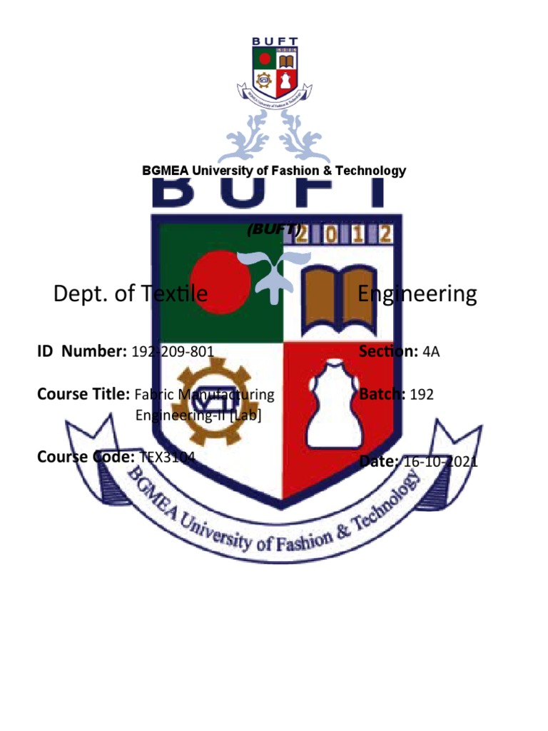 Exam Cover Page for TEX3104 Lab | PDF | Technology & Engineering
