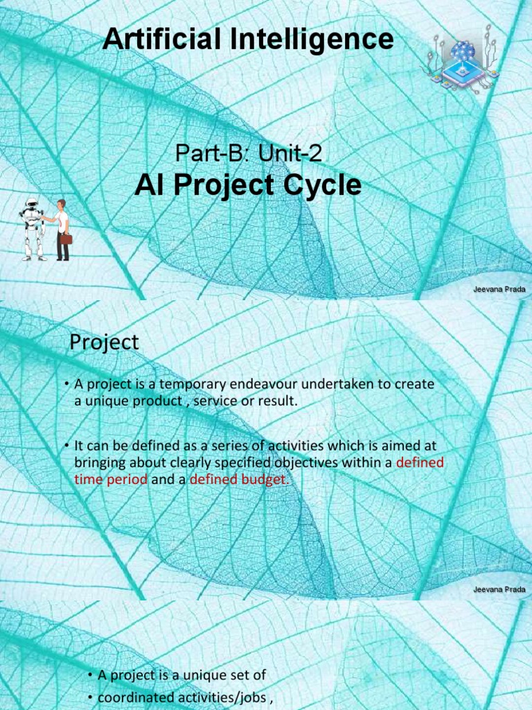 AI Project Cycle | PDF | Artificial Intelligence | Intelligence (AI) & Semantics