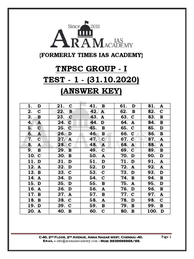 Group 1 Answers | PDF