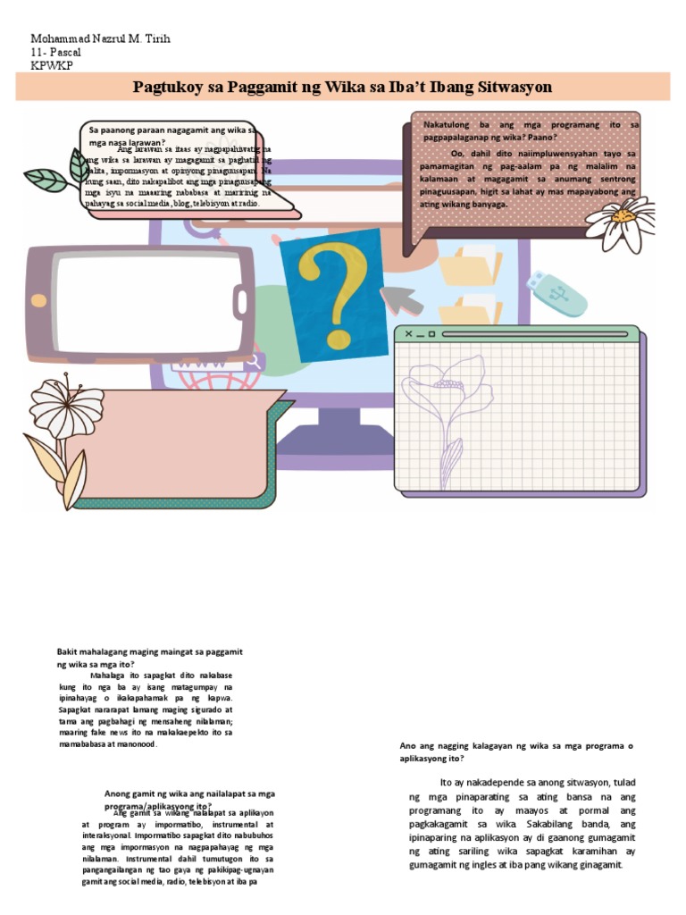 KPWKP Q2 W1 Mohammad Nazrul Tirih | PDF