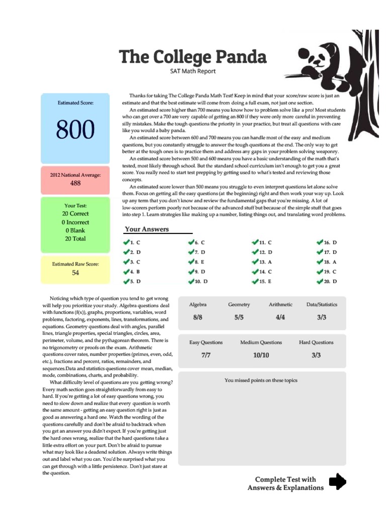 Qdoc - Tips Sat Panda Math | PDF | Sat | Geometry