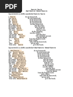 Four-Letter Verbs in English | PDF | Cooking, Food & Wine | Language ...