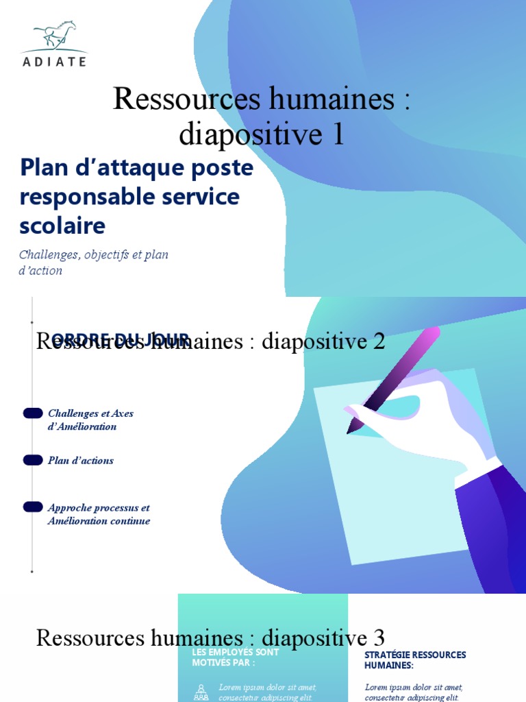 Exemple de plan de ressources humaines | PDF | Gestion des ressources ...