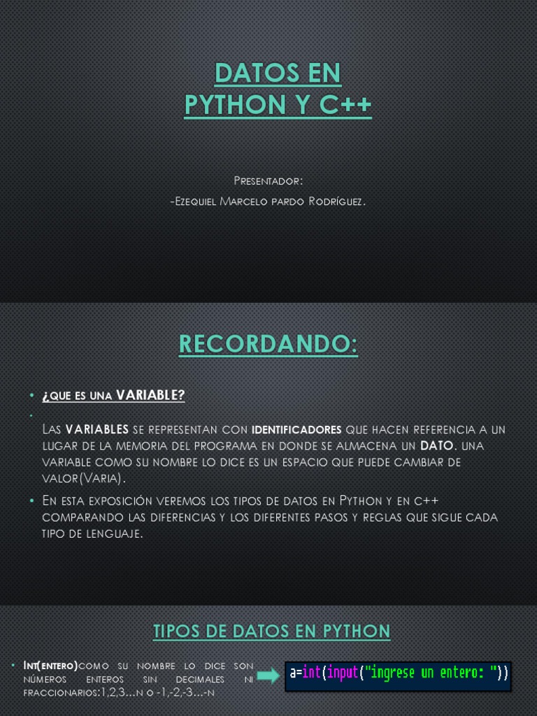 Tipos de Datos | PDF | Tipo de datos | C